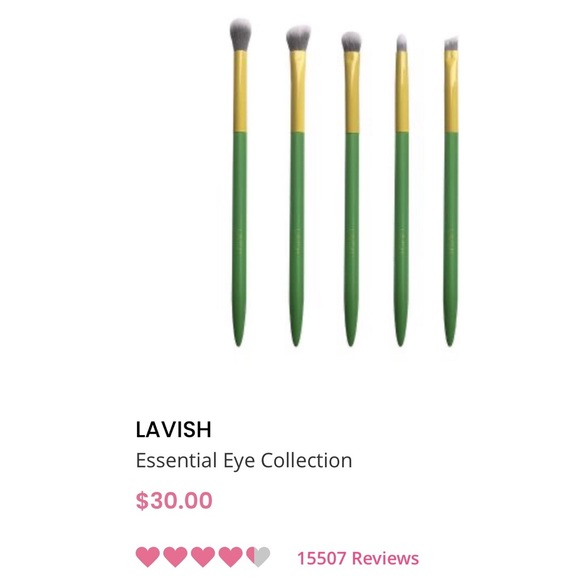 Lavish | Makeup | Nwt 3 Lavish Eye Brushes Essential Eye Collection ...